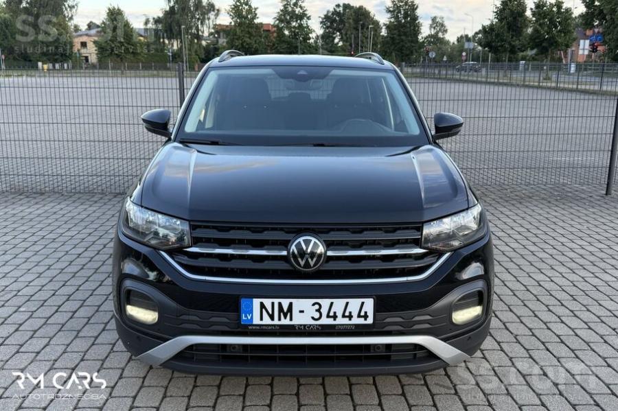 Melns Volkswagen T-Cross 2023 Jelgava, ar dzinēja tilpumu 1.00 L un nobraukumu 0 tūkst. km par 16750 €, foto 6 vietnē AUTOMOTO.COM.LV