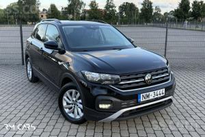 Black Volkswagen T-Cross 2023 in Jelgava, with an engine capacity of 1.00 L and mileage of 0 thousand km for 16750 €, photo  on AUTOMOTO.COM.LV