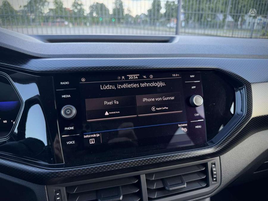 Black Volkswagen T-Cross 2023 in Joniskis, with an engine capacity of 1.00 L and mileage of 121 thousand km for 16750 €, photo 17 on AUTOMOTO.COM.LV