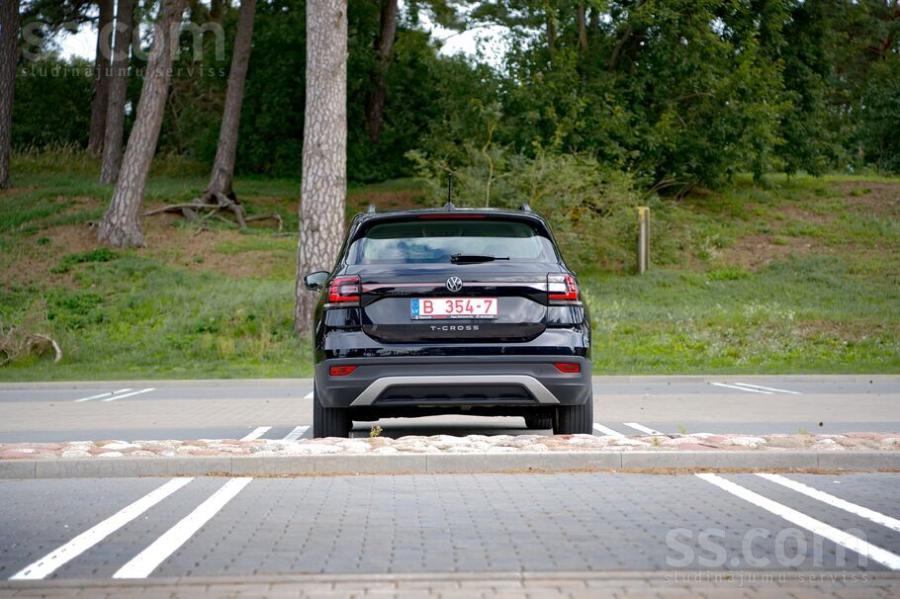 Melns Volkswagen T-Cross 2023 Rīga, ar dzinēja tilpumu 1.00 L un nobraukumu 101 tūkst. km par 14950 €, foto 8 vietnē AUTOMOTO.COM.LV