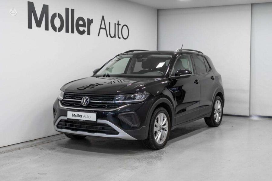 Melns Volkswagen T-Cross 2024 Viļņa, ar dzinēja tilpumu 1.00 L un nobraukumu 50 tūkst. km par 18500 €, foto 1 vietnē AUTOMOTO.COM.LV