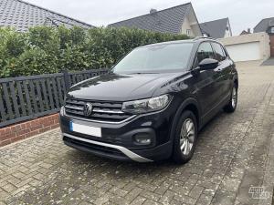 Black Volkswagen T-Cross 2024 in Kaunas, with an engine capacity of 1.00 L and mileage of 28 thousand km for 22297 €, photo 2 on AUTOMOTO.COM.LV