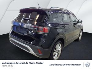 Black Volkswagen T-Cross 2025 in Kaunas, with an engine capacity of 1.00 L and mileage of 24 thousand km for 27973 €, photo 3 on AUTOMOTO.COM.LV