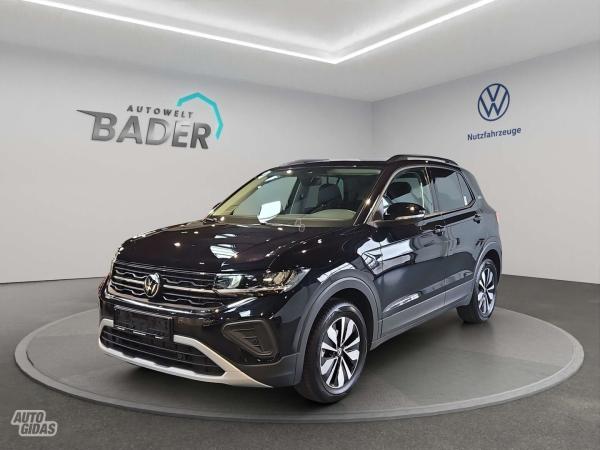 Melns Volkswagen T-Cross 2025 Kauņa, ar dzinēja tilpumu 1.00 L un nobraukumu 11 tūkst. km par 31598 €, foto 1 vietnē AUTOMOTO.COM.LV