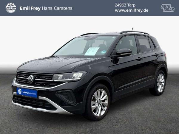 Black Volkswagen T-Cross 2025 in Kaunas, with an engine capacity of 1.00 L and mileage of 13 thousand km for 28285 €, photo 1 on AUTOMOTO.COM.LV
