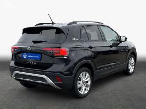 Black Volkswagen T-Cross 2025 in Kaunas, with an engine capacity of 1.00 L and mileage of 13 thousand km for 28285 €, photo 2 on AUTOMOTO.COM.LV