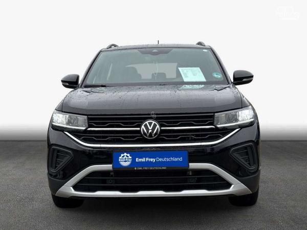 Black Volkswagen T-Cross 2025 in Kaunas, with an engine capacity of 1.00 L and mileage of 13 thousand km for 28285 €, photo 3 on AUTOMOTO.COM.LV