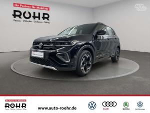 Black Volkswagen T-Cross 2025 in Kaunas, with an engine capacity of 1.00 L and mileage of 14 thousand km for 31061 €, photo  on AUTOMOTO.COM.LV