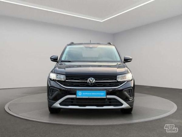 Black Volkswagen T-Cross 2025 in Kaunas, with an engine capacity of 1.00 L and mileage of 13 thousand km for 26704 €, photo 6 on AUTOMOTO.COM.LV