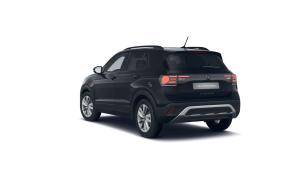 Black Volkswagen T-Cross 2025 in Kaunas, with an engine capacity of 1.00 L and mileage of 16 thousand km for 23689 €, photo 4 on AUTOMOTO.COM.LV
