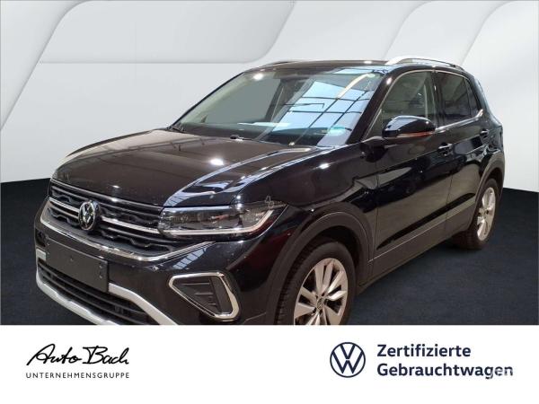 Black Volkswagen T-Cross 2025 in Kaunas, with an engine capacity of 1.00 L and mileage of 27 thousand km for 27920 €, photo 1 on AUTOMOTO.COM.LV
