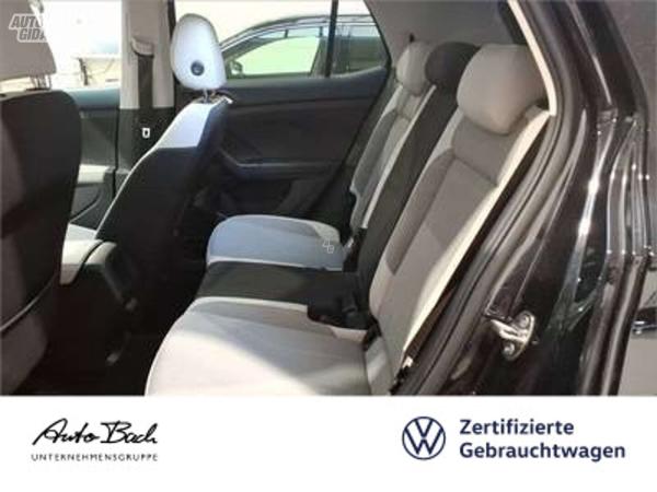 Black Volkswagen T-Cross 2025 in Kaunas, with an engine capacity of 1.00 L and mileage of 27 thousand km for 27920 €, photo 4 on AUTOMOTO.COM.LV