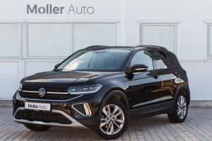 Melns Volkswagen T-Cross 2025 Ventspils, ar dzinēja tilpumu 1.00 L un nobraukumu 34 tūkst. km par 27700 €, foto  vietnē AUTOMOTO.COM.LV