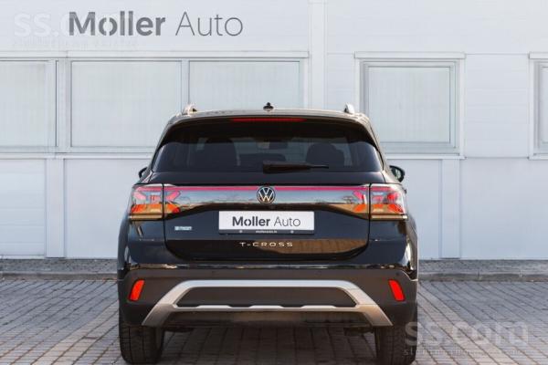 Melns Volkswagen T-Cross 2025 Ventspils, ar dzinēja tilpumu 1.00 L un nobraukumu 34 tūkst. km par 22500 €, foto 4 vietnē AUTOMOTO.COM.LV