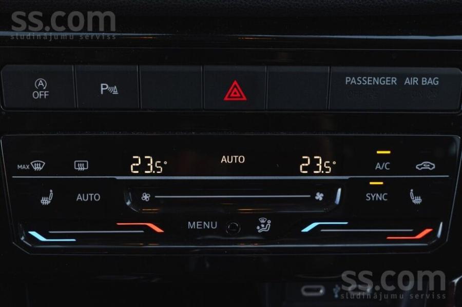 Melns Volkswagen T-Cross 2025 Ventspils, ar dzinēja tilpumu 1.00 L un nobraukumu 34 tūkst. km par 22500 €, foto 28 vietnē AUTOMOTO.COM.LV