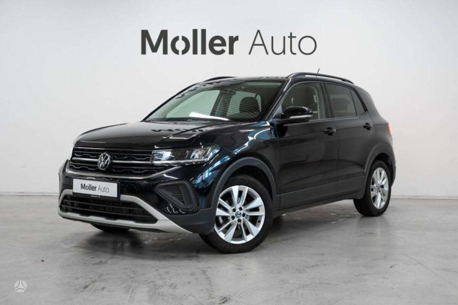 Черный Фольксваген T-Cross 2025 в Вильнюс, объемом двигателя 1.00 л и пробегом 26 тыс. км за 22400 €, фото 1 на AUTOMOTO.COM.LV