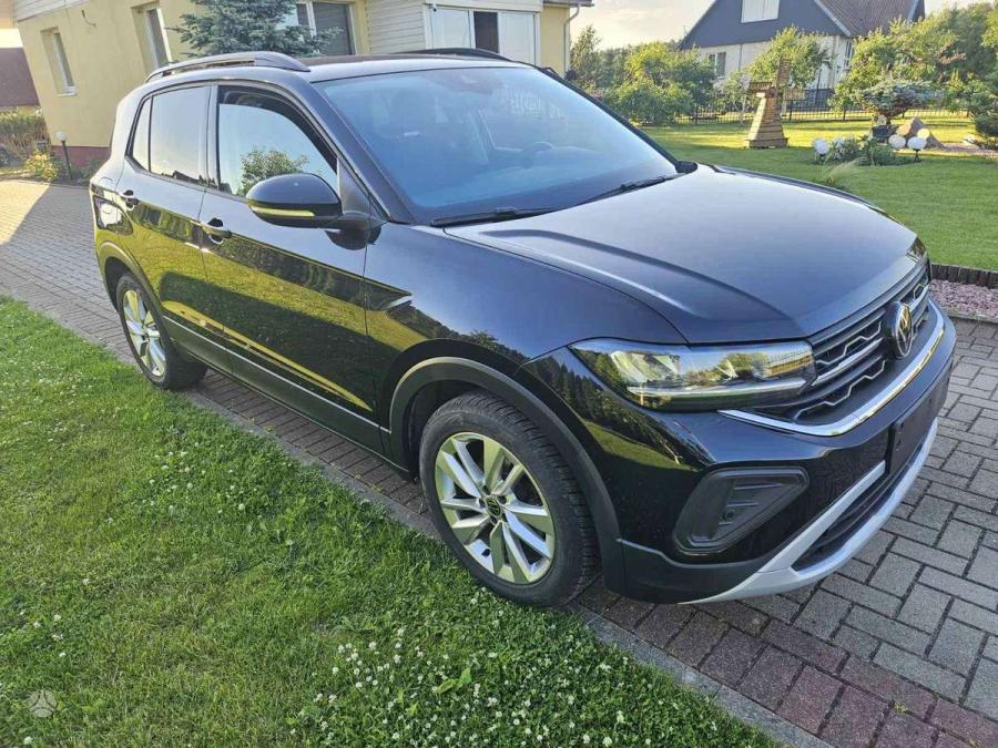 Melns Volkswagen T-Cross 2025 Kauņa, ar dzinēja tilpumu 1.00 L un nobraukumu 11 tūkst. km par 18900 €, foto 3 vietnē AUTOMOTO.COM.LV