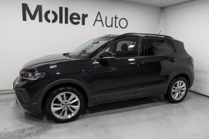 Black Volkswagen T-Cross 2025 in Vilnius, with an engine capacity of 1.00 L and mileage of 27 thousand km for 21950 €, photo 3 on AUTOMOTO.COM.LV