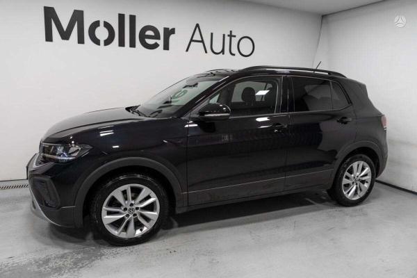 Melns Volkswagen T-Cross 2025 Viļņa, ar dzinēja tilpumu 1.00 L un nobraukumu 27 tūkst. km par 21950 €, foto 2 vietnē AUTOMOTO.COM.LV