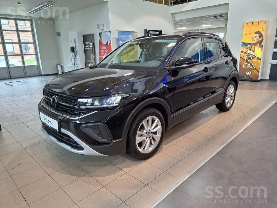 Черный Фольксваген T-Cross 2026 в Даугавпилс, объемом двигателя 1.00 л и пробегом 0 тыс. км за 25256 €, фото 5 на AUTOMOTO.COM.LV