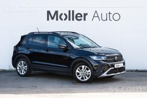 Black Volkswagen T-Cross 2025 in Riga, with an engine capacity of 1.00 L and mileage of 30 thousand km for 22900 €, photo 3 on AUTOMOTO.COM.LV