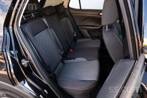 Black Volkswagen T-Cross 2025 in Riga, with an engine capacity of 1.00 L and mileage of 30 thousand km for 22900 €, photo 8 on AUTOMOTO.COM.LV