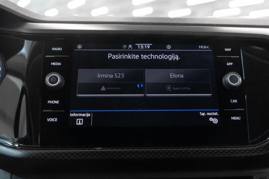 Черный Фольксваген T-Cross 2022 в Вильнюс, объемом двигателя 1.00 л и пробегом 49 тыс. км за 18250 €, фото 13 на AUTOMOTO.COM.LV