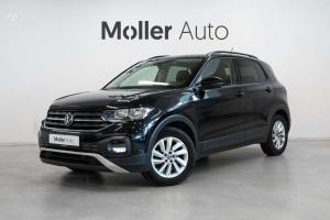 Black Volkswagen T-Cross 2022 in Vilnius, with an engine capacity of 1.00 L and mileage of 49 thousand km for 18250 €, photo  on AUTOMOTO.COM.LV