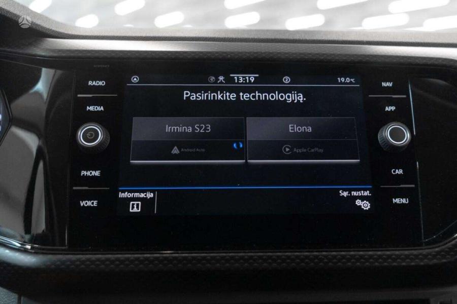Black Volkswagen T-Cross 2022 in Vilnius, with an engine capacity of 1.00 L and mileage of 49 thousand km for 18250 €, photo 13 on AUTOMOTO.COM.LV