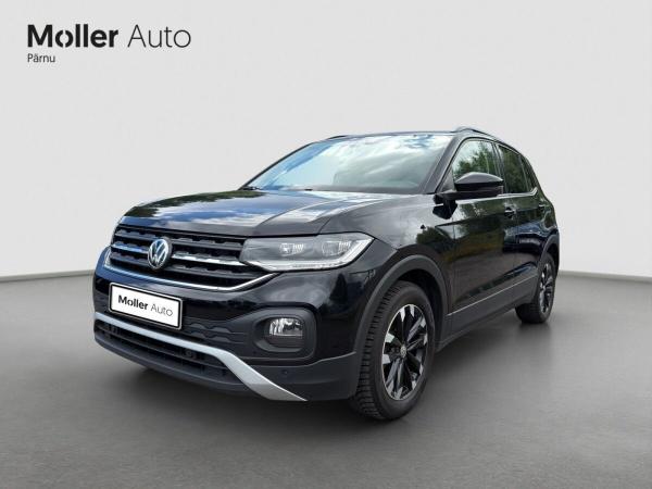 Black Volkswagen T-Cross 2019 in Parnu, with an engine capacity of 1.00 L and mileage of 86 thousand km for 15900 €, photo 1 on AUTOMOTO.COM.LV
