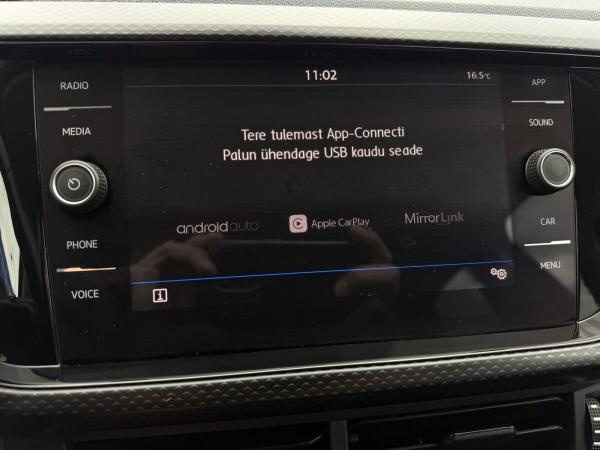 Black Volkswagen T-Cross 2019 in Parnu, with an engine capacity of 1.00 L and mileage of 86 thousand km for 15900 €, photo 9 on AUTOMOTO.COM.LV