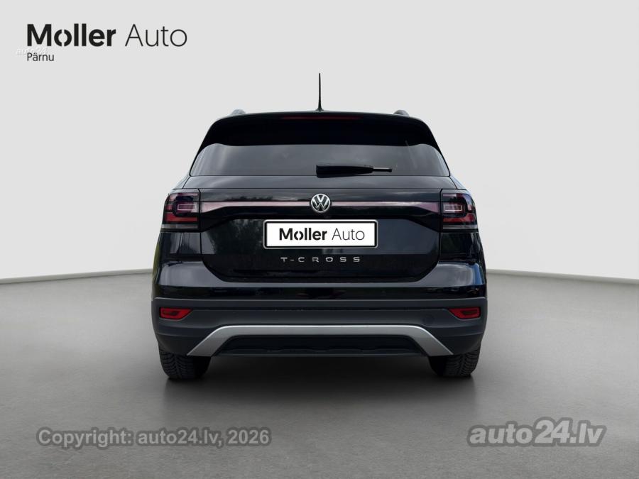 Black Volkswagen T-Cross 2019 in Parnu, with an engine capacity of 1.00 L and mileage of 86 thousand km for 15900 €, photo 5 on AUTOMOTO.COM.LV