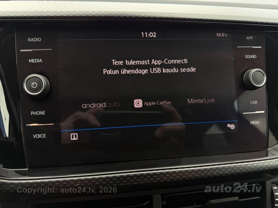 Black Volkswagen T-Cross 2019 in Parnu, with an engine capacity of 1.00 L and mileage of 86 thousand km for 15900 €, photo 10 on AUTOMOTO.COM.LV
