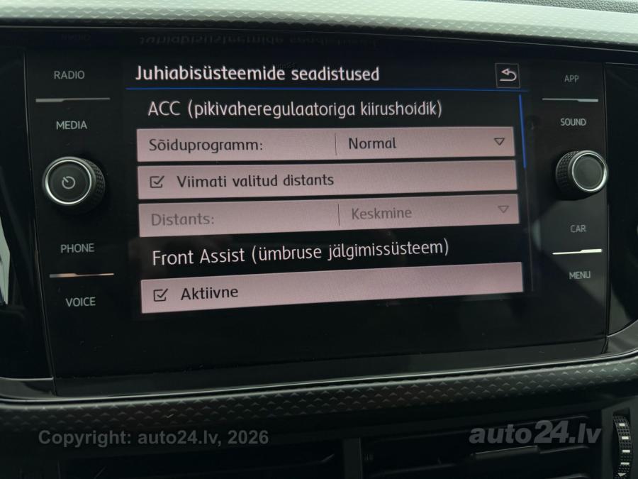 Black Volkswagen T-Cross 2019 in Parnu, with an engine capacity of 1.00 L and mileage of 86 thousand km for 15900 €, photo 12 on AUTOMOTO.COM.LV