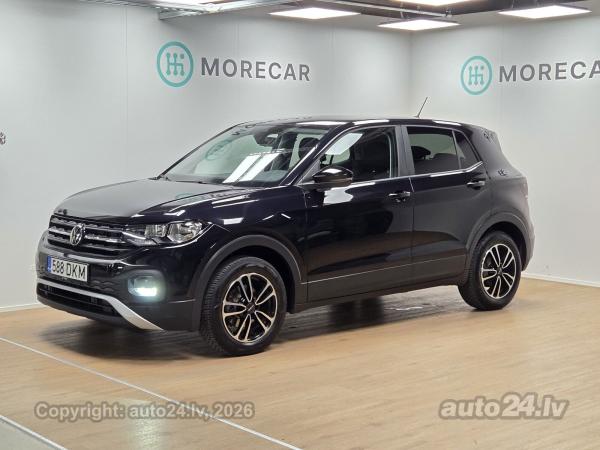 Black Volkswagen T-Cross 2021 in Tallinn, with an engine capacity of 1.00 L and mileage of 85 thousand km for 14900 €, photo 1 on AUTOMOTO.COM.LV