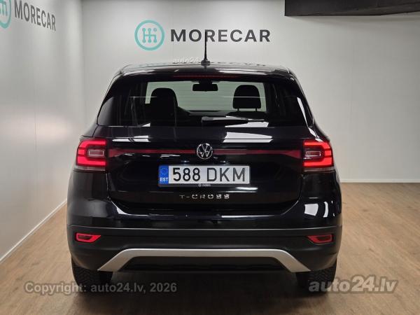 Black Volkswagen T-Cross 2021 in Tallinn, with an engine capacity of 1.00 L and mileage of 85 thousand km for 14900 €, photo 6 on AUTOMOTO.COM.LV