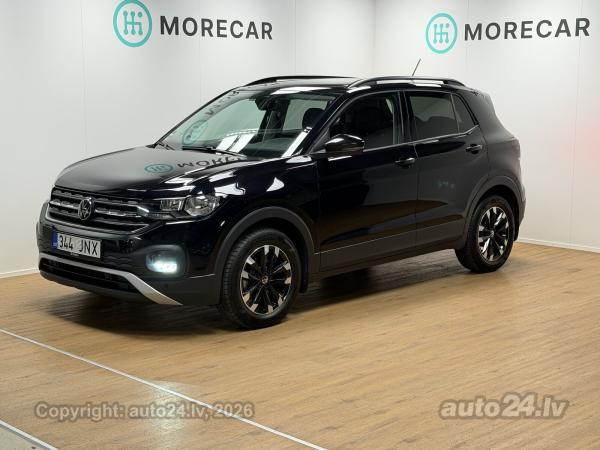Black Volkswagen T-Cross 2022 in Tallinn, with an engine capacity of 1.50 L and mileage of 98 thousand km for 19490 €, photo 1 on AUTOMOTO.COM.LV