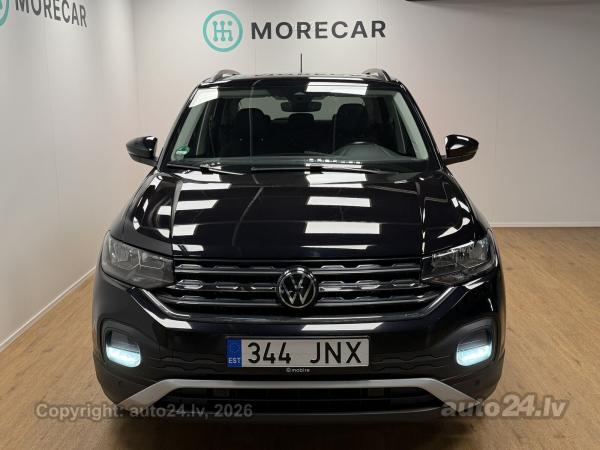 Black Volkswagen T-Cross 2022 in Tallinn, with an engine capacity of 1.50 L and mileage of 98 thousand km for 19490 €, photo 2 on AUTOMOTO.COM.LV