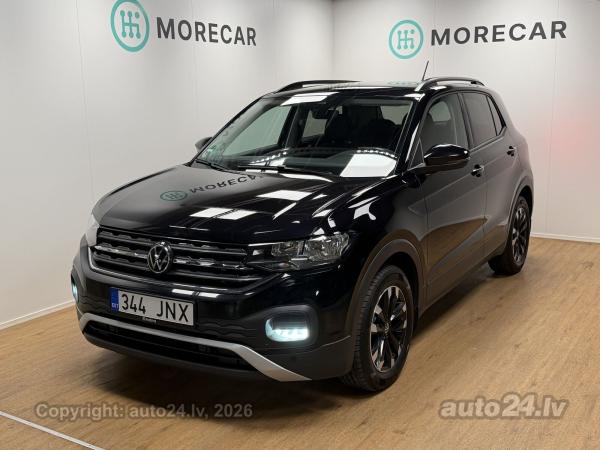 Black Volkswagen T-Cross 2022 in Tallinn, with an engine capacity of 1.50 L and mileage of 98 thousand km for 19490 €, photo 3 on AUTOMOTO.COM.LV