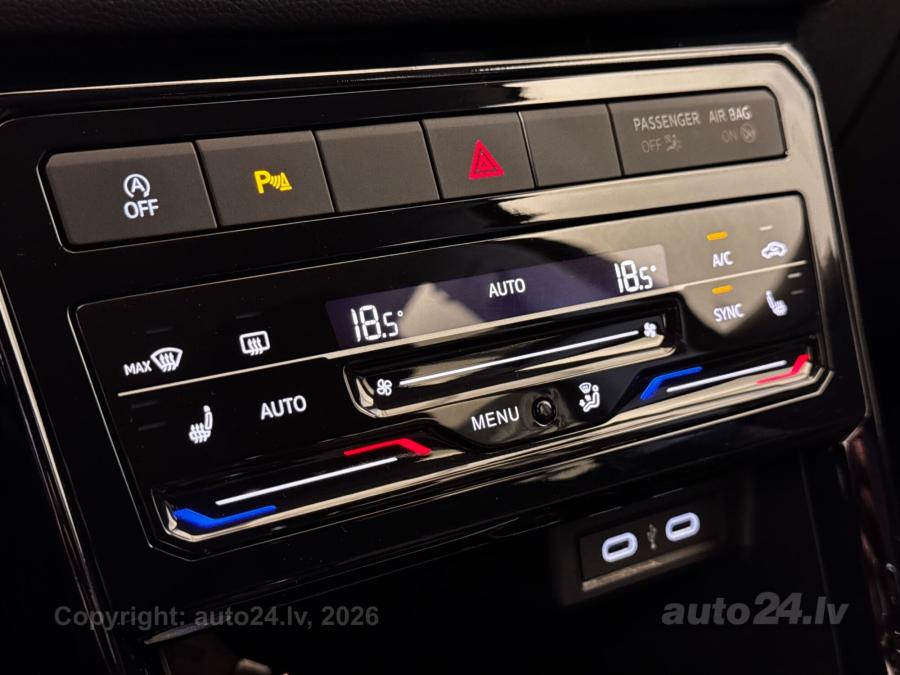 Black Volkswagen T-Cross 2025 in Tallinn, with an engine capacity of 1.50 L and mileage of 14 thousand km for 27900 €, photo 17 on AUTOMOTO.COM.LV