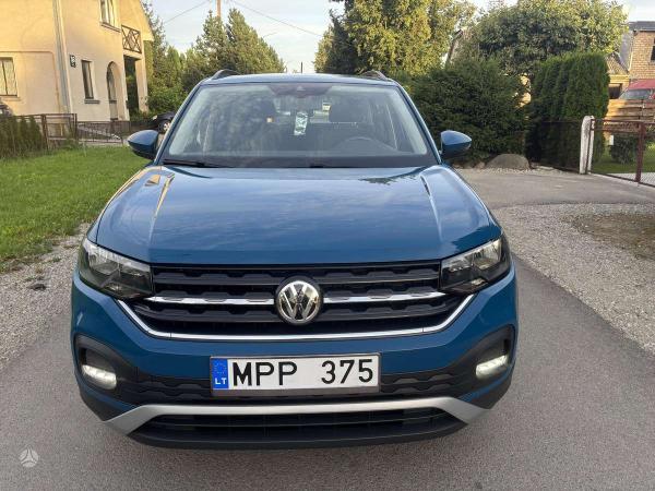 Zils Volkswagen T-Cross 2019 Šauļi, ar dzinēja tilpumu 1.00 L un nobraukumu 80 tūkst. km par 11700 €, foto 3 vietnē AUTOMOTO.COM.LV