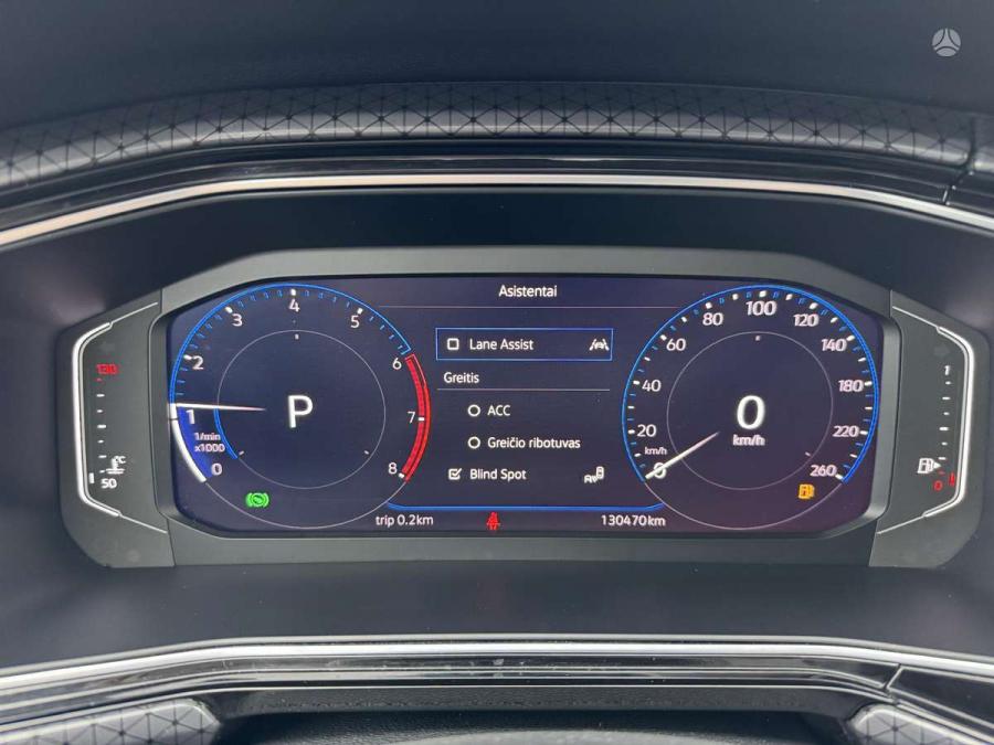 Zils Volkswagen T-Cross 2020 Kauņa, ar dzinēja tilpumu 1.00 L un nobraukumu 130 tūkst. km par 14400 €, foto 12 vietnē AUTOMOTO.COM.LV