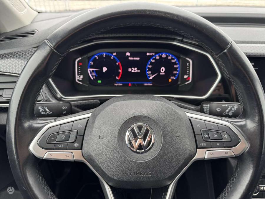 Zils Volkswagen T-Cross 2020 Kauņa, ar dzinēja tilpumu 1.00 L un nobraukumu 130 tūkst. km par 14400 €, foto 14 vietnē AUTOMOTO.COM.LV