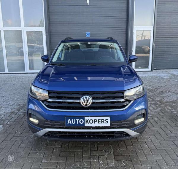 Blue Volkswagen T-Cross 2020 in Kaunas, with an engine capacity of 1.00 L and mileage of 53 thousand km for 15200 €, photo 2 on AUTOMOTO.COM.LV