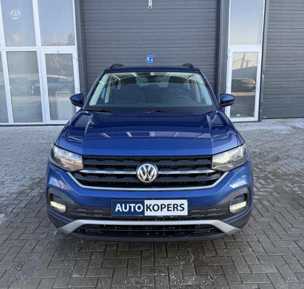 Zils Volkswagen T-Cross 2020 Kauņa, ar dzinēja tilpumu 1.00 L un nobraukumu 53 tūkst. km par 15200 €, foto 4 vietnē AUTOMOTO.COM.LV