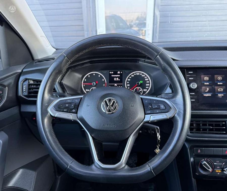Zils Volkswagen T-Cross 2020 Kauņa, ar dzinēja tilpumu 1.00 L un nobraukumu 53 tūkst. km par 15200 €, foto 14 vietnē AUTOMOTO.COM.LV