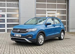 Blue Volkswagen T-Cross 2020 in Liepaja, with an engine capacity of 1.00 L and mileage of 95 thousand km for 12900 €, photo  on AUTOMOTO.COM.LV