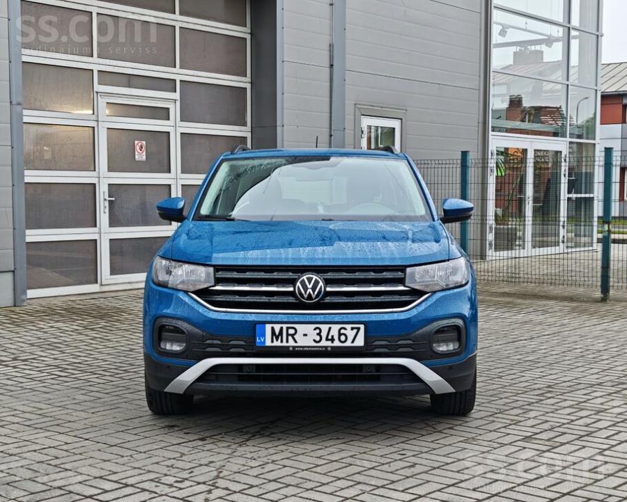 Blue Volkswagen T-Cross 2020 in Liepaja, with an engine capacity of 1.00 L and mileage of 95 thousand km for 12900 €, photo 9 on AUTOMOTO.COM.LV