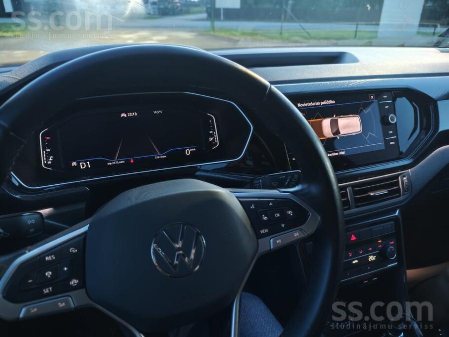 Zils Volkswagen T-Cross 2020 Rīga, ar dzinēja tilpumu 1.50 L un nobraukumu 38 tūkst. km par 19000 €, foto 3 vietnē AUTOMOTO.COM.LV