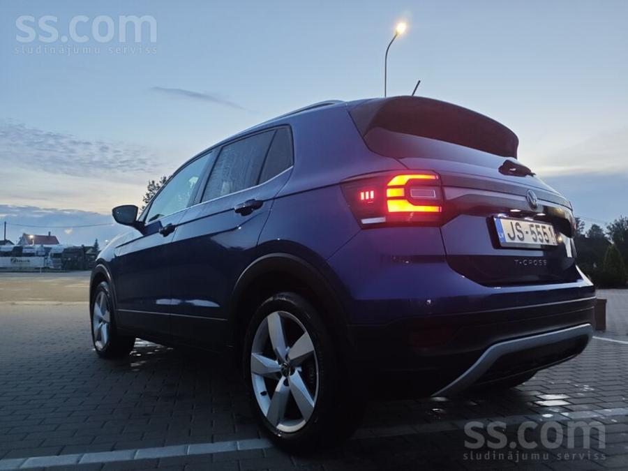 Zils Volkswagen T-Cross 2020 Rīga, ar dzinēja tilpumu 1.50 L un nobraukumu 38 tūkst. km par 19000 €, foto 8 vietnē AUTOMOTO.COM.LV